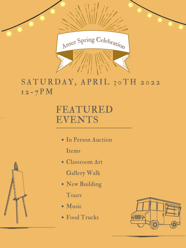 auction poster | Anser Charter School: Boise, ID